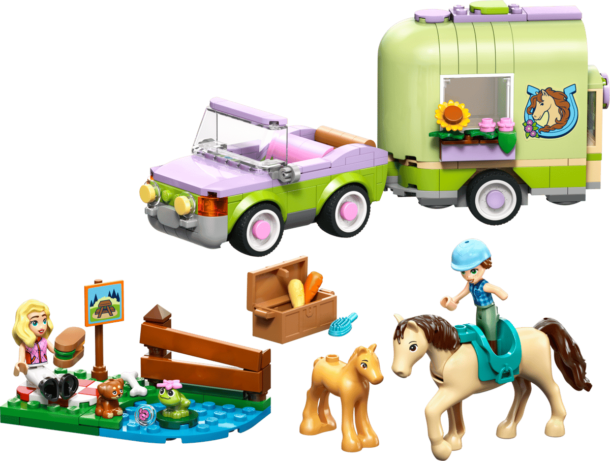 LEGO Friends: Horse & Baby Foal Trailer – Dancing Bear Toys