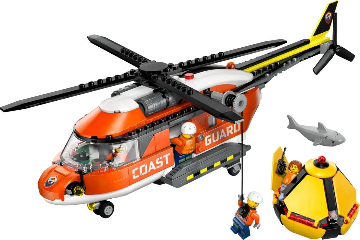 LEGO City Exploration: Coast Guard Helicopter – Dancing Bear Toys