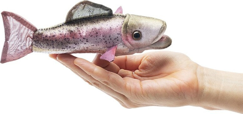 Mini Trout, Rainbow Finger Puppet – Dancing Bear Toys