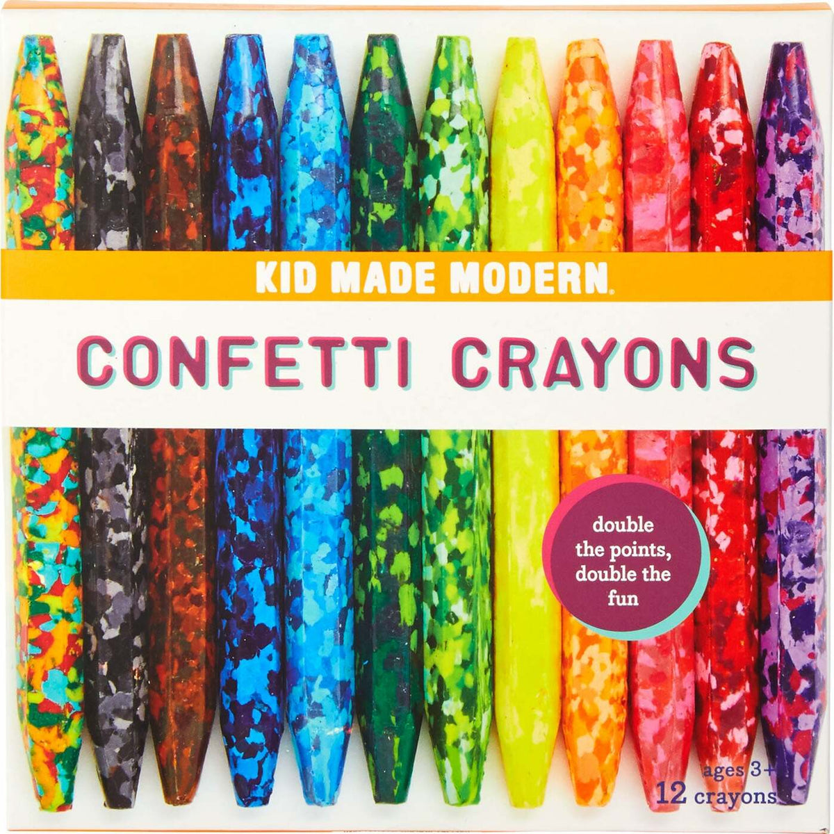 Kid Made Modern Confetti Crayons – Dancing Bear Toys
