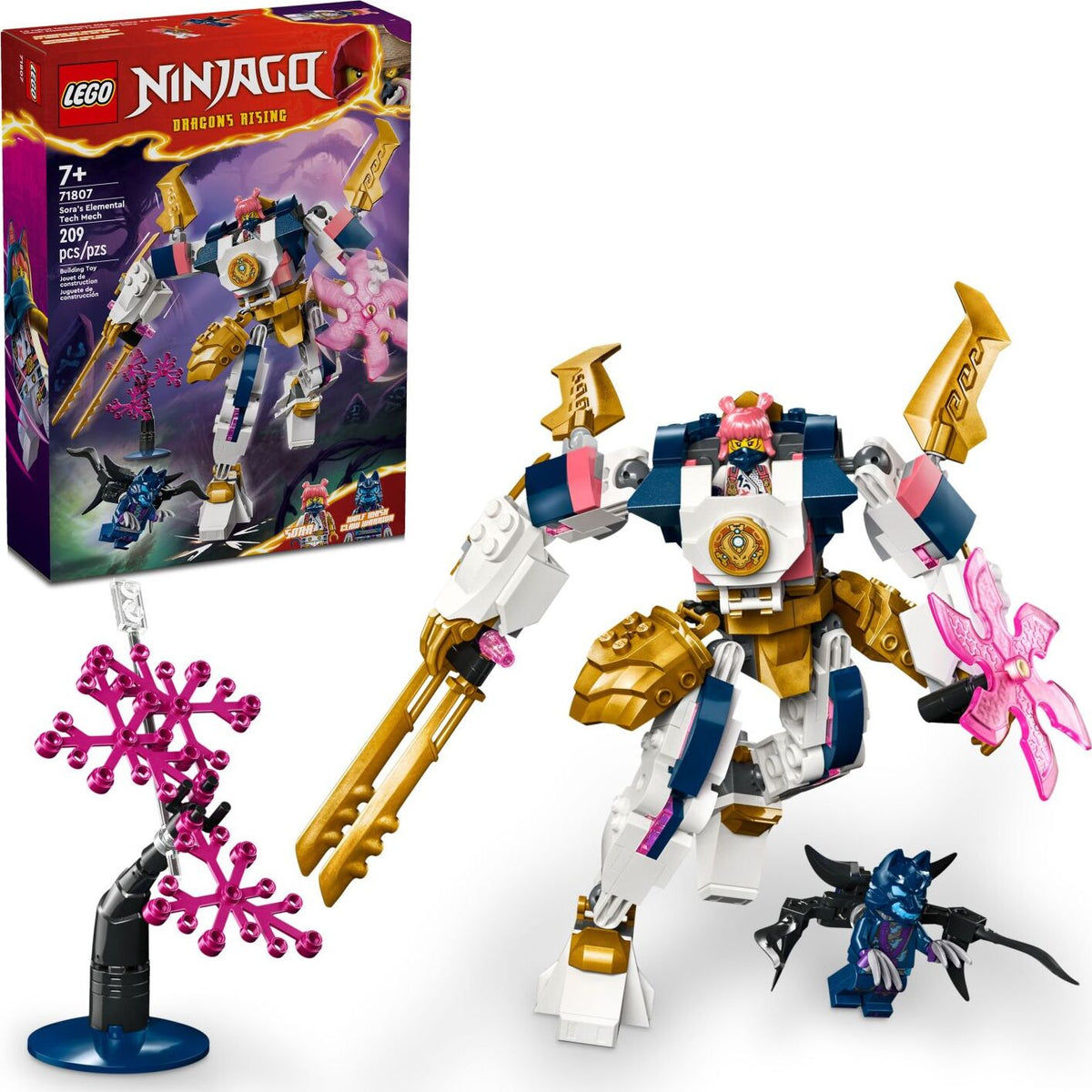 LEGO Ninjago: Sora's Elemental Tech Mech – Dancing Bear Toys