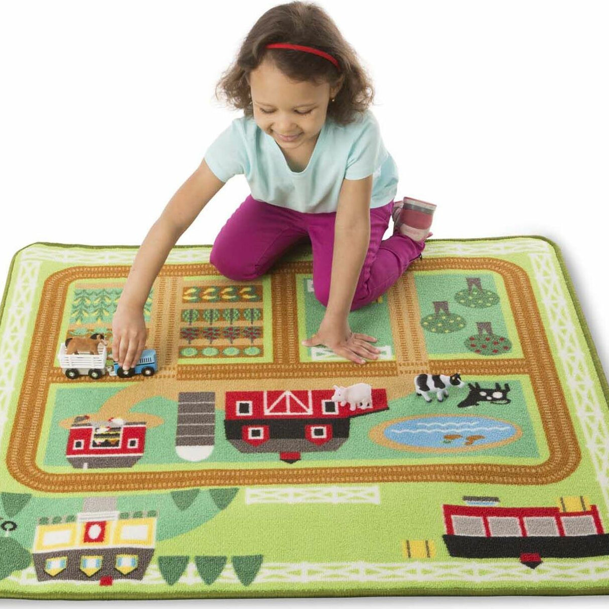 Round the Barnyard Farm Rug – Dancing Bear Toys