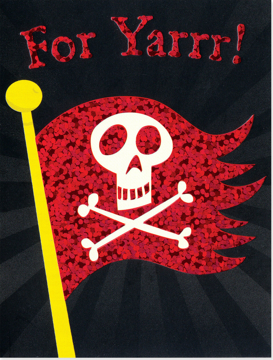 Pirate Flag Pattern Enclosure Card – Dancing Bear Toys